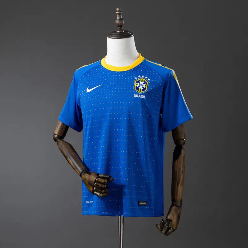 Brazil Retro Away Soccer Jersey – Vintage Football Shirt